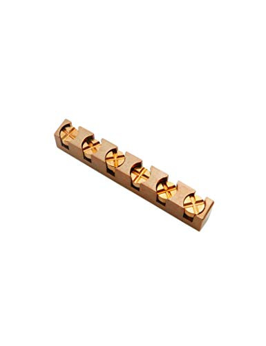 Guyker 43mm Guitar Adjustable Brass Nut Height Bell Nut Replacement ...
