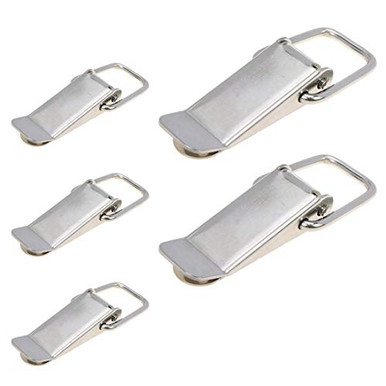 Sydien 5Pcs Large Stainless Steel Spring Loaded Toggle Latch Catch Hasp ...