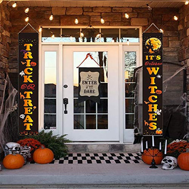 Halloween Decorations Outdoor Its October Witches Trick Or Treat ...
