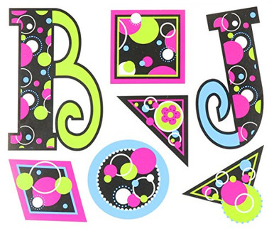 Teacher Created Resources Circle Frenzy 5-Inch Uppercase Fancy Font ...