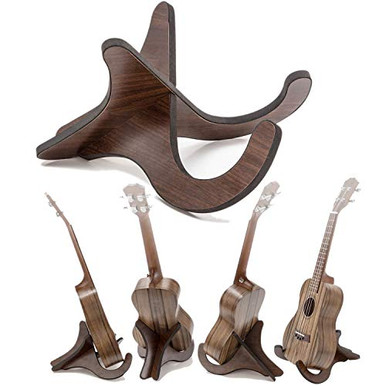 Ukulele Stand PlywoodPortable Ukele StandRose wood grain Uke Stand easy ...