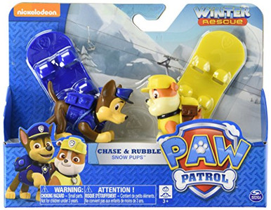 Paw Patrol Rescue Racer Paw Patrol Chase Rubble Snow Pups Figure ...