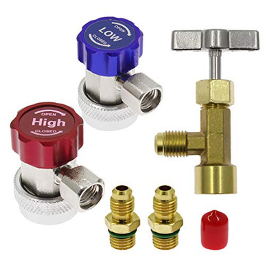 BokWin Premium R134A Adjustable Quick Coupler Adapter Freon Adapter ...