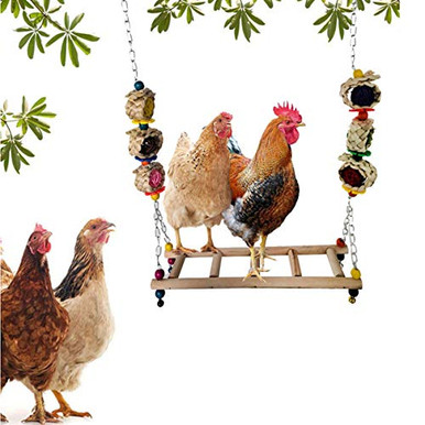 NY Chicken Ladder Wooden Swing Chicken Perch Chicken Wood Stand ...