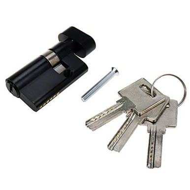 Semetall 50mm Universal Lock Cylinder with KeyStorm Door Key Cylinder ...