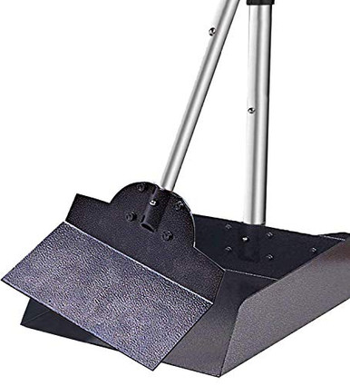LUFFWELL Pooper Scooper for Large Dogs Metal Aluminum Tray and Spade ...