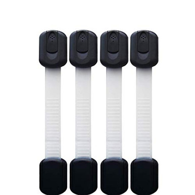 4 PCSChild Safety Locks Adjustable Baby Security Cabinet Lock Children ...