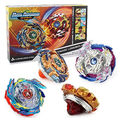 Bey Battling Tops Burst 4 in 1 Metal Fusion Attack Evolution Set of ...