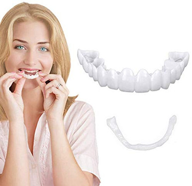 Temporary Top Teeth Veneers Moldable Customizable Up Teeth for Teaching ...