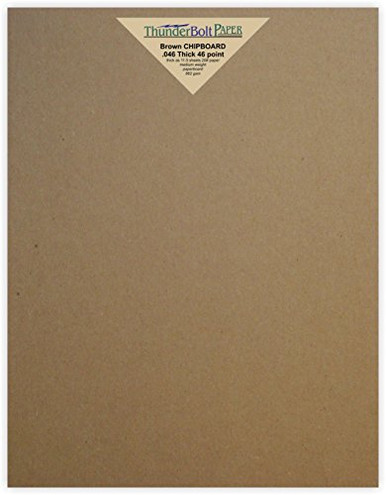 15 Sheets Chipboard 46pt (point) 8 X 10 Inches Heavy Weight Frame|Photo ...