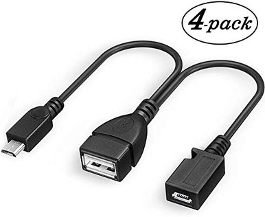 Micro OTG Cable Adapter 2in1 Powered Micro USB to USB Adapter OTG Cable ...