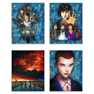 Stranger Things - Deluxe Poster Collection - 011, Dustin, Mike, Lucas ...