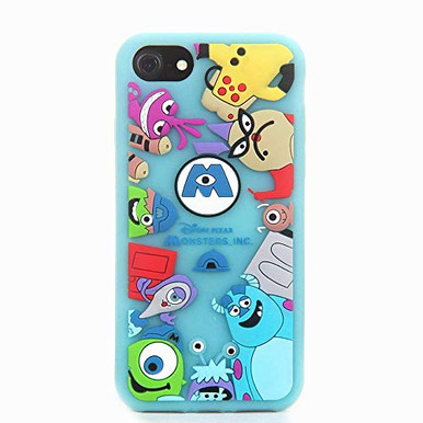 Monsters Case for iPhone SE 5 5S 5C,3D Cartoon Animal Character Design ...