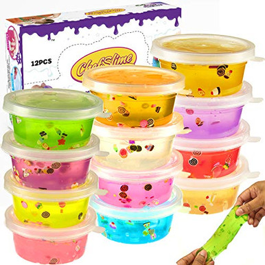 Slime 12 Pack Super Soft & Squishy Sludge Toy for Kids | Fun Mud Slime ...