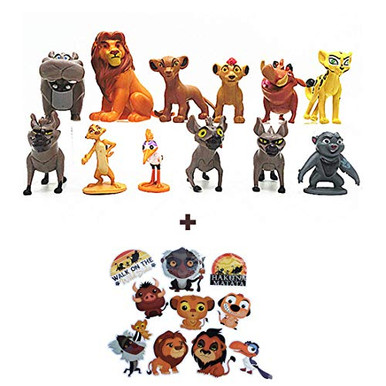 ELSANI 12pcs the lion king Cake Topper cartoon figures 20pcs king lion ...