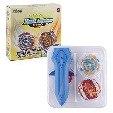 Battling Game Burst Tops Metal Fusion Starter Set Launcher Included ...