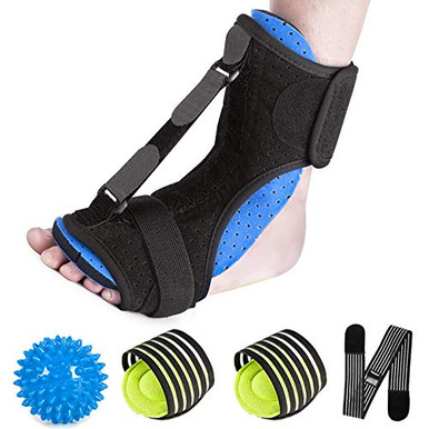 Plantar Fasciitis Splint Night Foot Drop Orthotic Brace,Adjustable ...