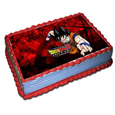 Dragon Ball Z cake topper Sheet Edible Frosting Photo Cake decoration ...