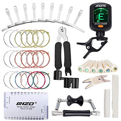 Guitar Accessories Kit Including Understring Radius Gauge String Action ...