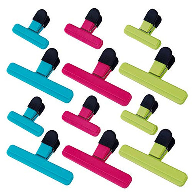 Pack of 12 Chip Bag Clips Heavy Duty Tight Seal Bag Clips Air Tight ...