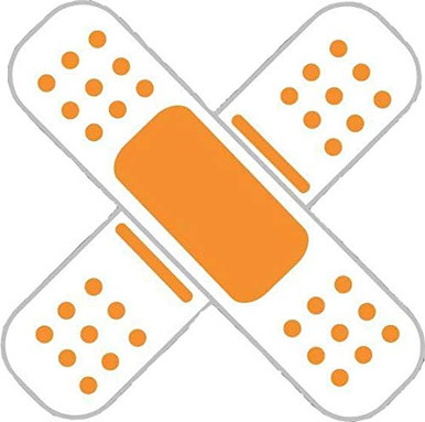 OTA STICKER Brand AID Plaster First AID Cross Bandage Emergency Circle ...