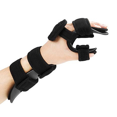 REAQER Stroke Hand Brace Soft Resting Hand Splint Support Finger Wrist ...
