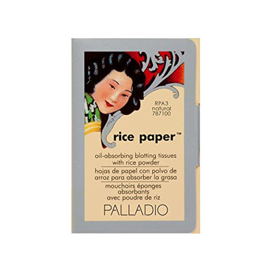 Palladio Rice Paper Tissue Natural Face Blotting Sheets with Natural ...