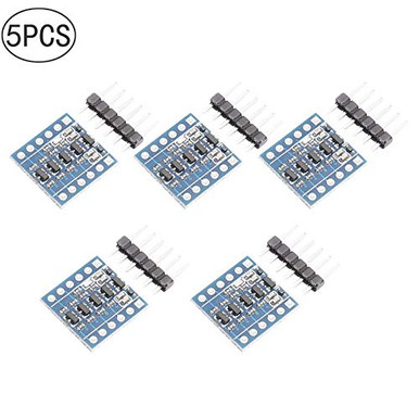 DEVMO 5PCS IIC I2C Logic Level Converter BiDirectional Module 4 ...