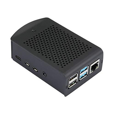 Raspberry Pi 4 Model B Aluminum Case RPI 4 Metal Shell Black Box ...