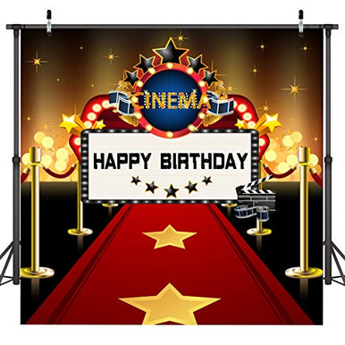 SHRAPHY 6x6FT Red Carpet Photography Backdrops Stars Walk of Fame ...
