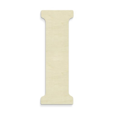 UNFINISHEDWOODCO 23-Inch Unfinished Wood Letter, Large, Letter I ...