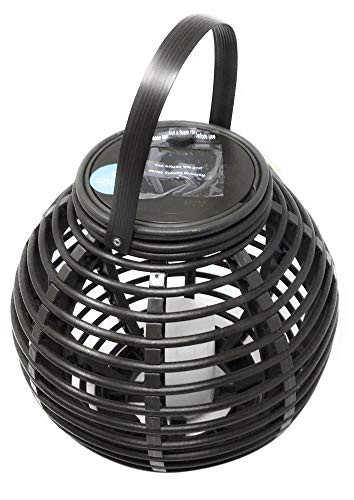 TX USA Corporation Resin Wicker Solar Lantern Large - Warehousesoverstock