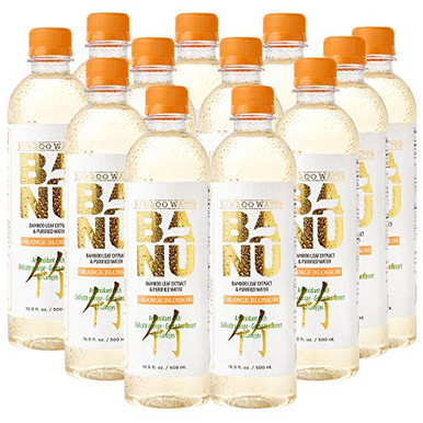 Banu Orange Blossom bamboo water contains silica to support healthy ...
