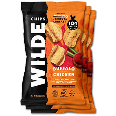 Buffalo Chicken Chips by Wilde Chips Made with Real Chicken 225oz Bag 3 ...