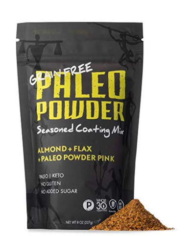 Paleo Powder Seasoned Breading Mix Almond Flax with Paleo Powder Pink ...