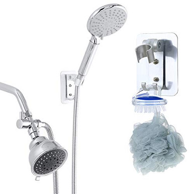 Dual Shower Heads with Handheld Spray Detachable Show Head with Extra ...