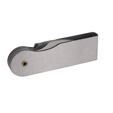 Utoolmart Radius Gauge Set R 52100mm Stainless Steel Radius Fillet ...