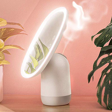 House of Living Art Makeup Vanity Mirror and Humidifier Combo with LED ...