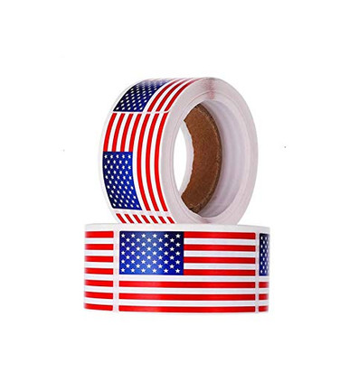 OKSANO American Flag Bumper Sticker (30mmx 50mm) Small, Weather ...