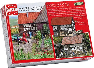 Busch 1515 Historic Stable HO Structure Scale Model Structure ...