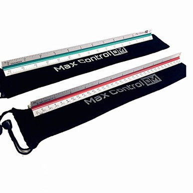 MaxControlDM - Triangular Engineer and Architect Scale Ruler Set - 12 ...