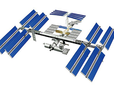 4D Vision International Space Station with Space Shuttle 60Piece 1450 ...