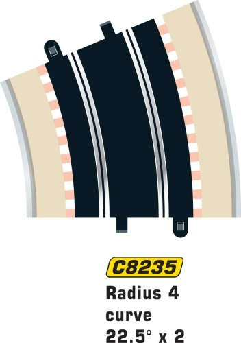 Scalextric C8235 Track Radius 225 Degrees Curve - Warehousesoverstock