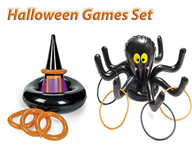 4E's Novelty Halloween Inflatable Ring Toss Party Game Set, 1 ...