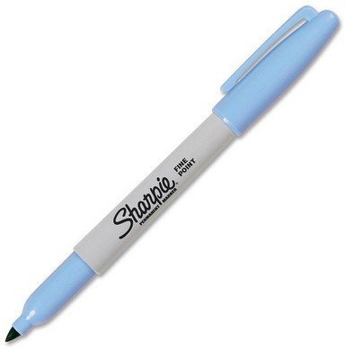 Sharpie Fine Point Permanent marker Sky Blue - Warehousesoverstock