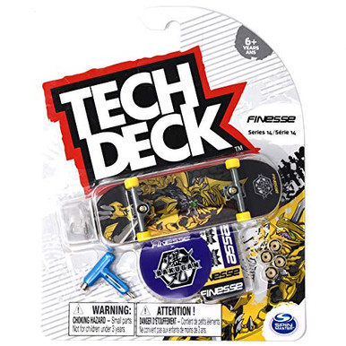 Mini Fingerboards TD Series 14 Finesse Skateboards Gold Dragonoid Rare ...