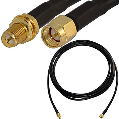 Lysignal 10ft Electronics RF Coaxial Cable RG58 Low Loos SMA Male to ...