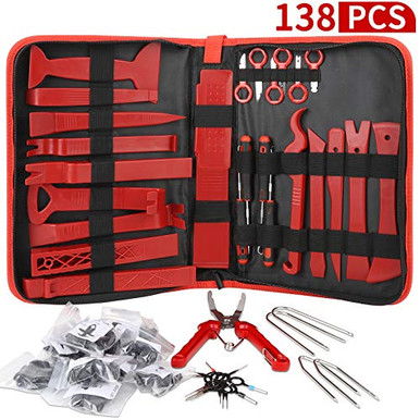 Manfiter Trim Removal Tool Set 138Pcs with Multi Functional Plier Car ...