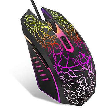 MEETION PC Gaming Mouse Wired with RGB Chroma Backlit 6 Programmable ...