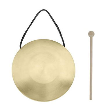 Gong with Drumstick Mini 6Inch Handmade Brass Musical Chinese Feng ...